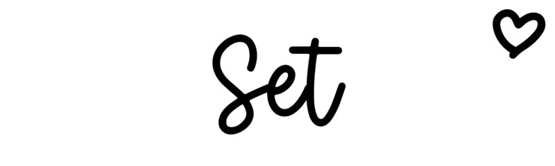 Set - Name meaning, origin, variations and more