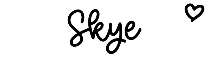 Skye - Name meaning, origin, variations and more