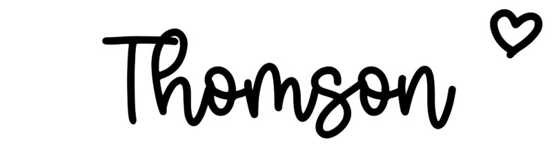 Thomson - Name meaning, origin, variations and more