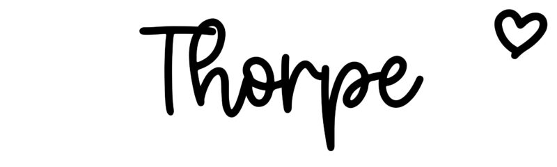 Thorpe - Name meaning, origin, variations and more