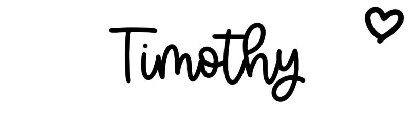 Timothy - Name meaning, origin, variations and more