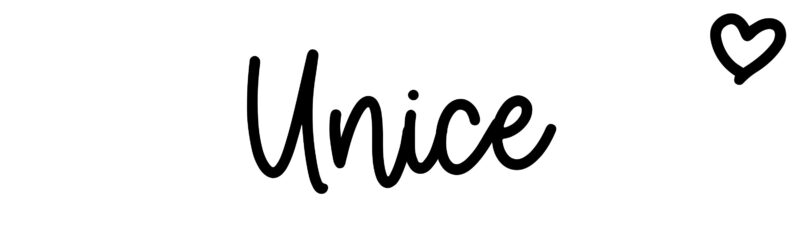 Unice - Name meaning, origin, variations and more