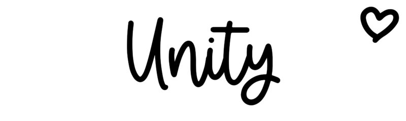 Unity - Name meaning, origin, variations and more