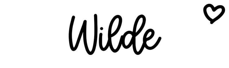 Wilde - Name meaning, origin, variations and more