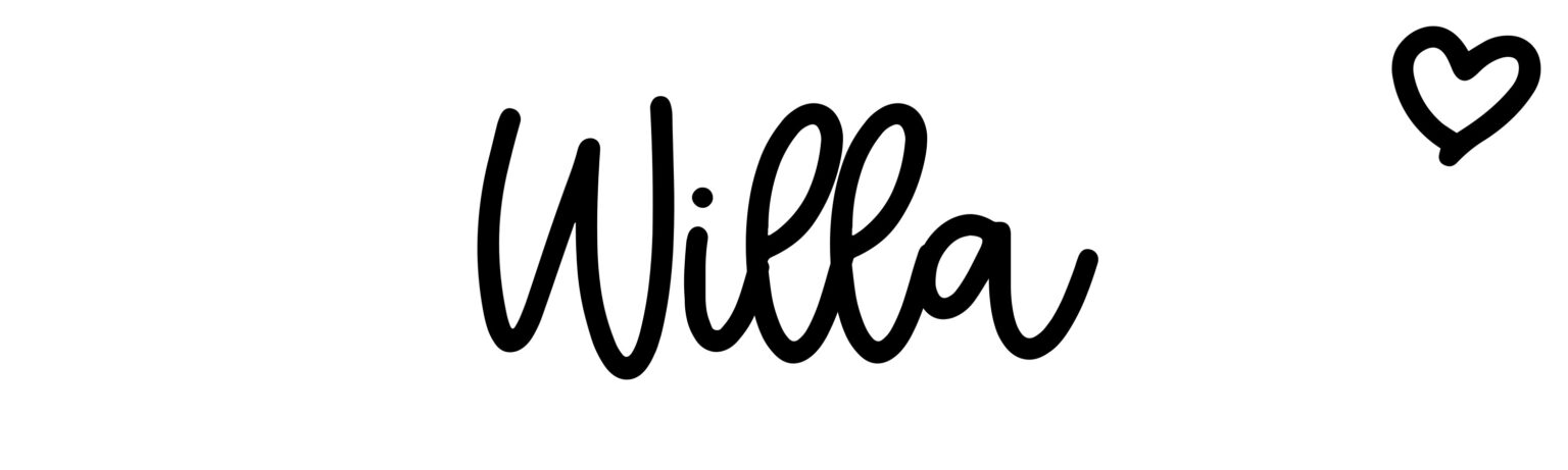 Willa - Name meaning, origin, variations and more