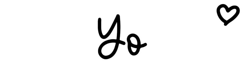 Yo - Name meaning, origin, variations and more