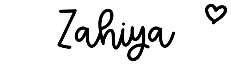 Zahiya - Name meaning, origin, variations and more