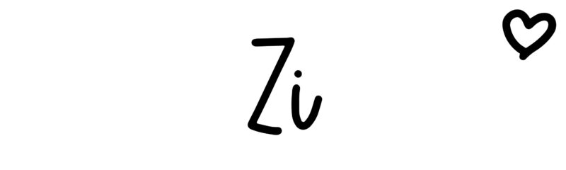 Zi - Name meaning, origin, variations and more