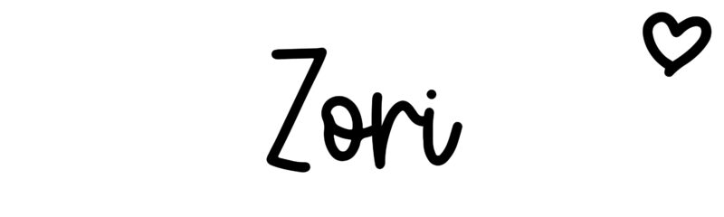 Zori - Name meaning, origin, variations and more